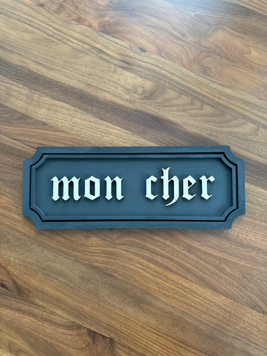 Mon Cher Sign – Pom Studios
